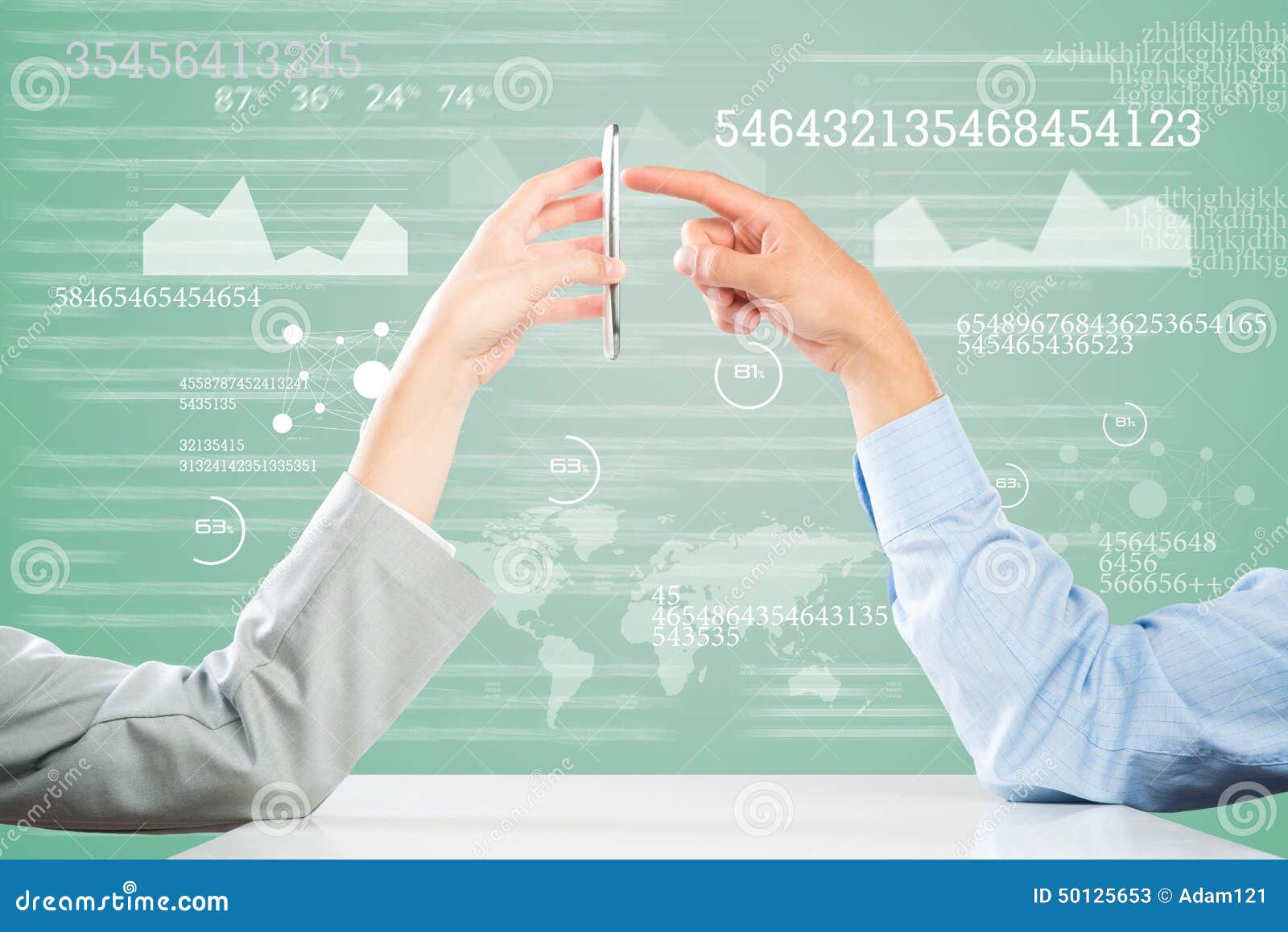 Working in cohesion stock image. Image of female, gadgets - 50125653