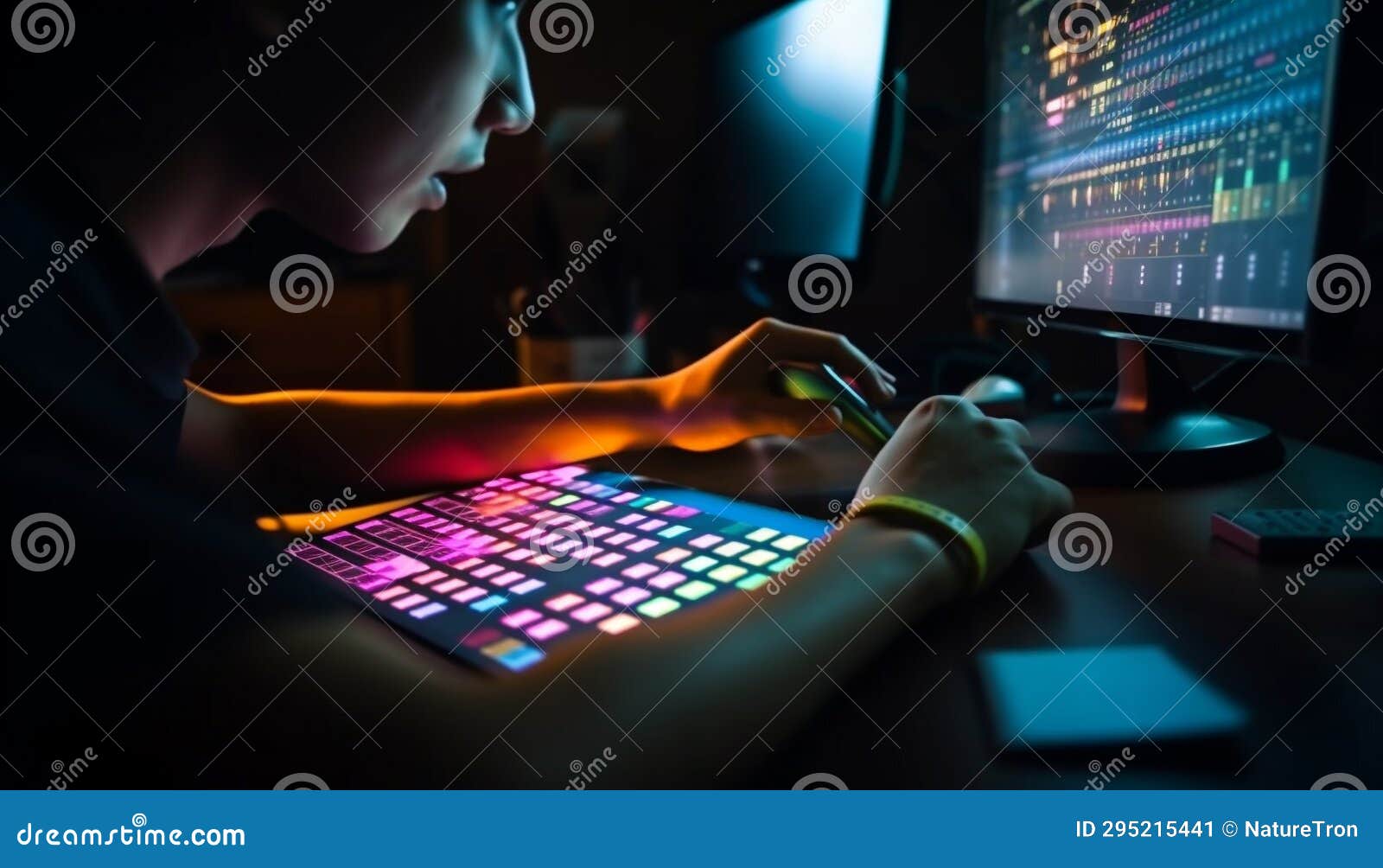 Person Typing on a Laptop Person Typing on a Laptop Working on Computer ...