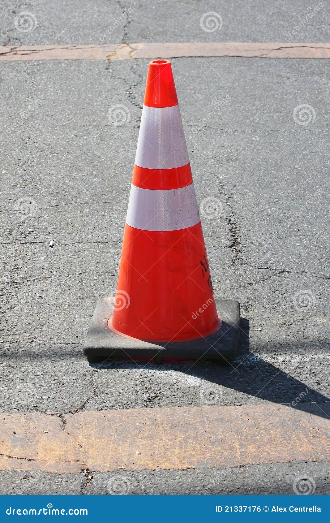 Working Cone stock photo. Image of beware, cone, working - 21337176