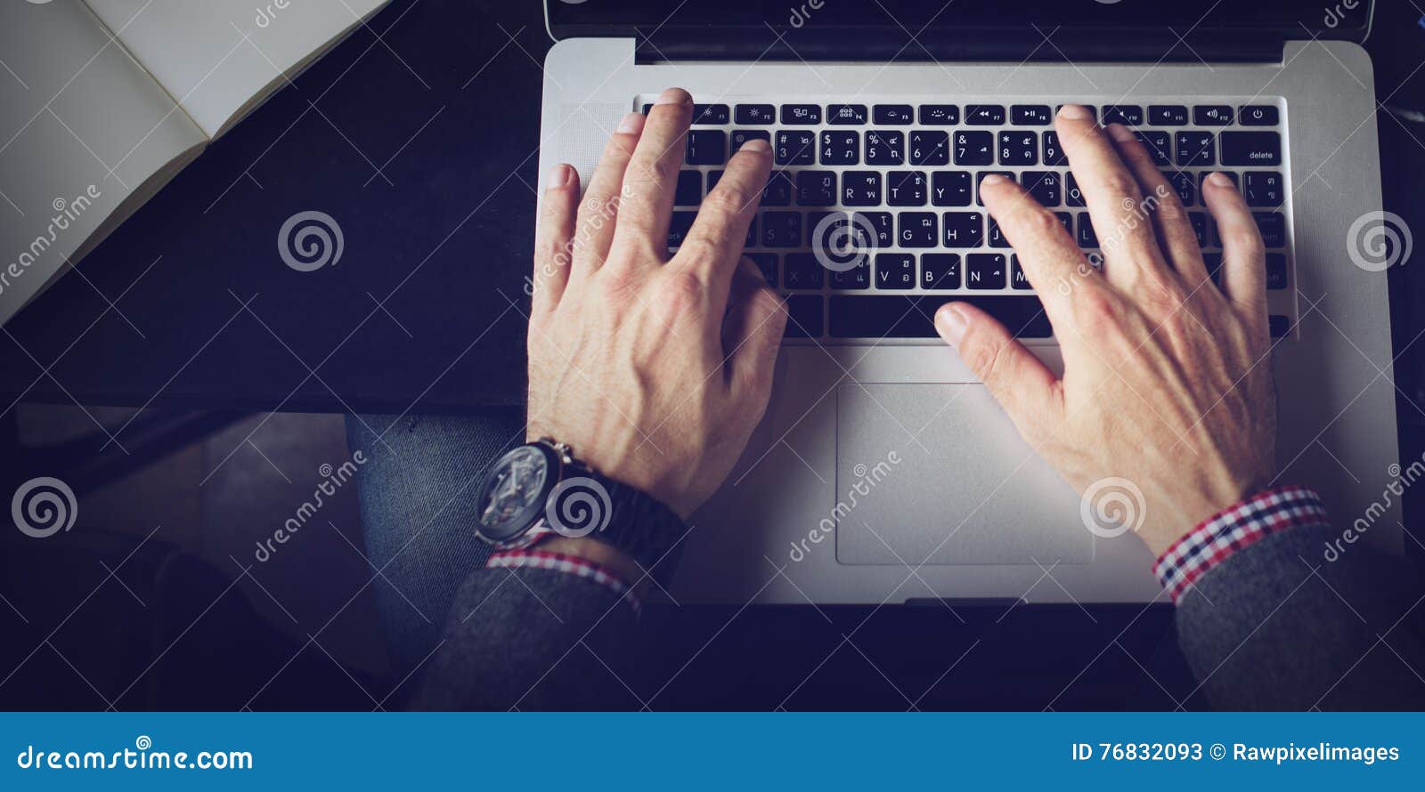 Working Connection Networking Notebook Concept Stock Image - Image of ...