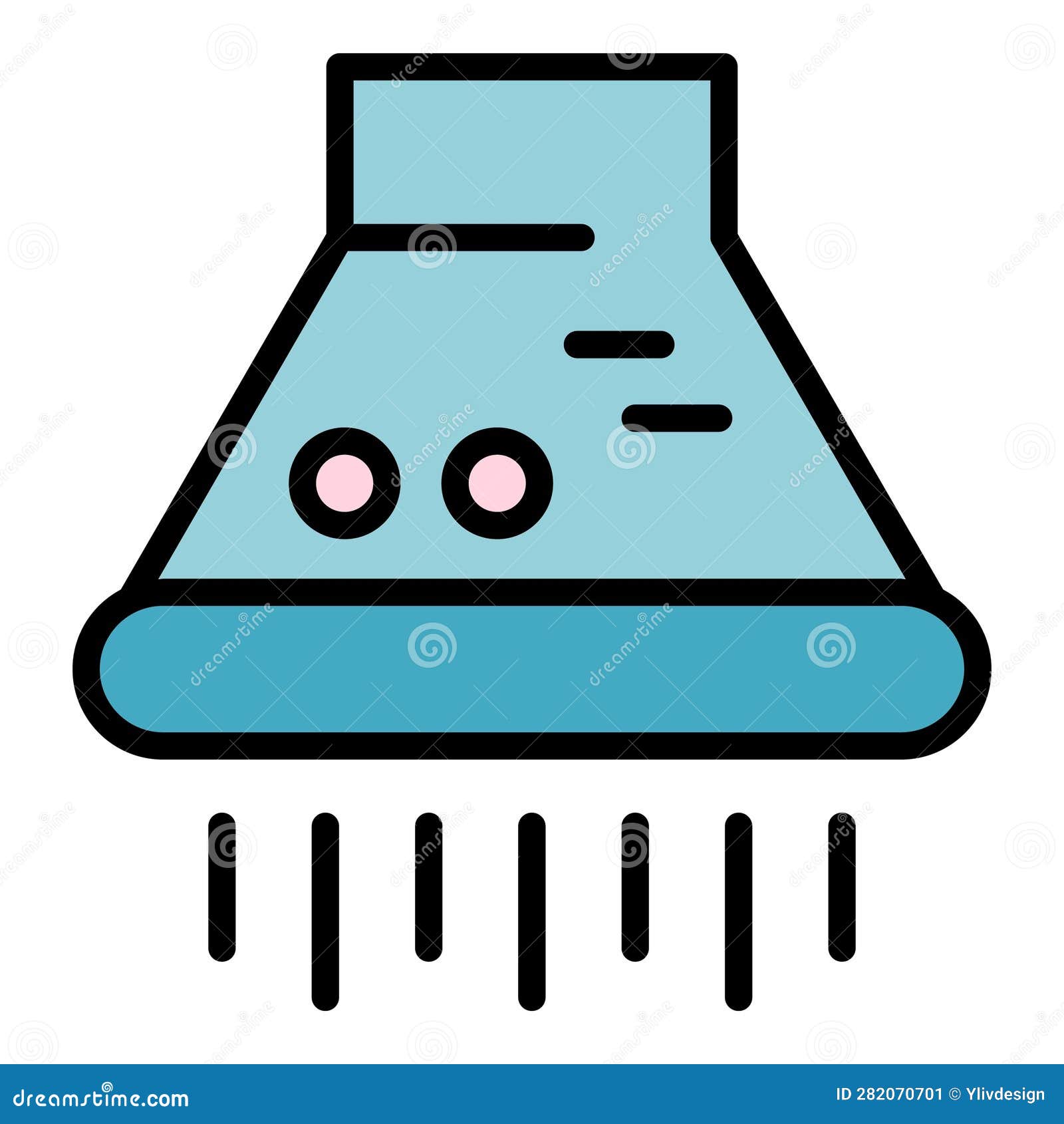 Working Cooker Hood Icon Vector Flat Stock Vector - Illustration of ...