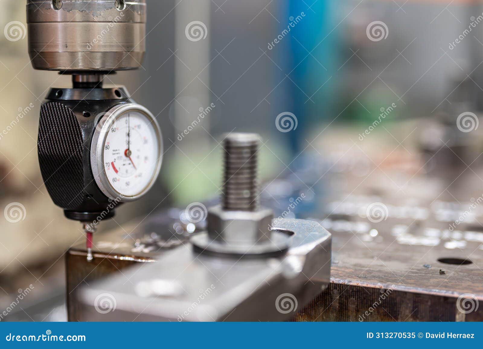 Working Coordinate Measuring Machine Probe CMM on Milling Work. Sensor ...