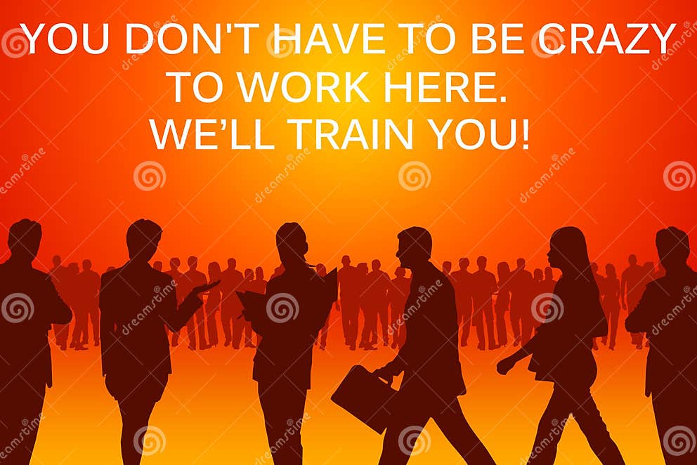 Crazy work colleagues stock illustration. Illustration of excuses ...