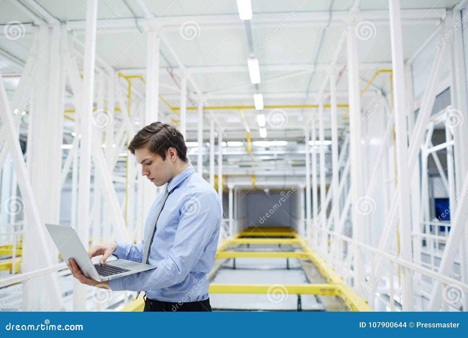 Working in data center stock photo. Image of database - 107900644