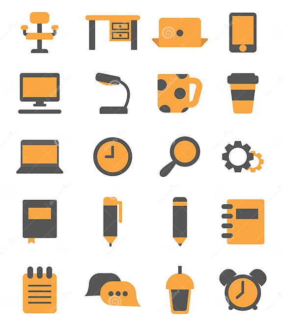 Working day, icon stock vector. Illustration of isolated - 260370322