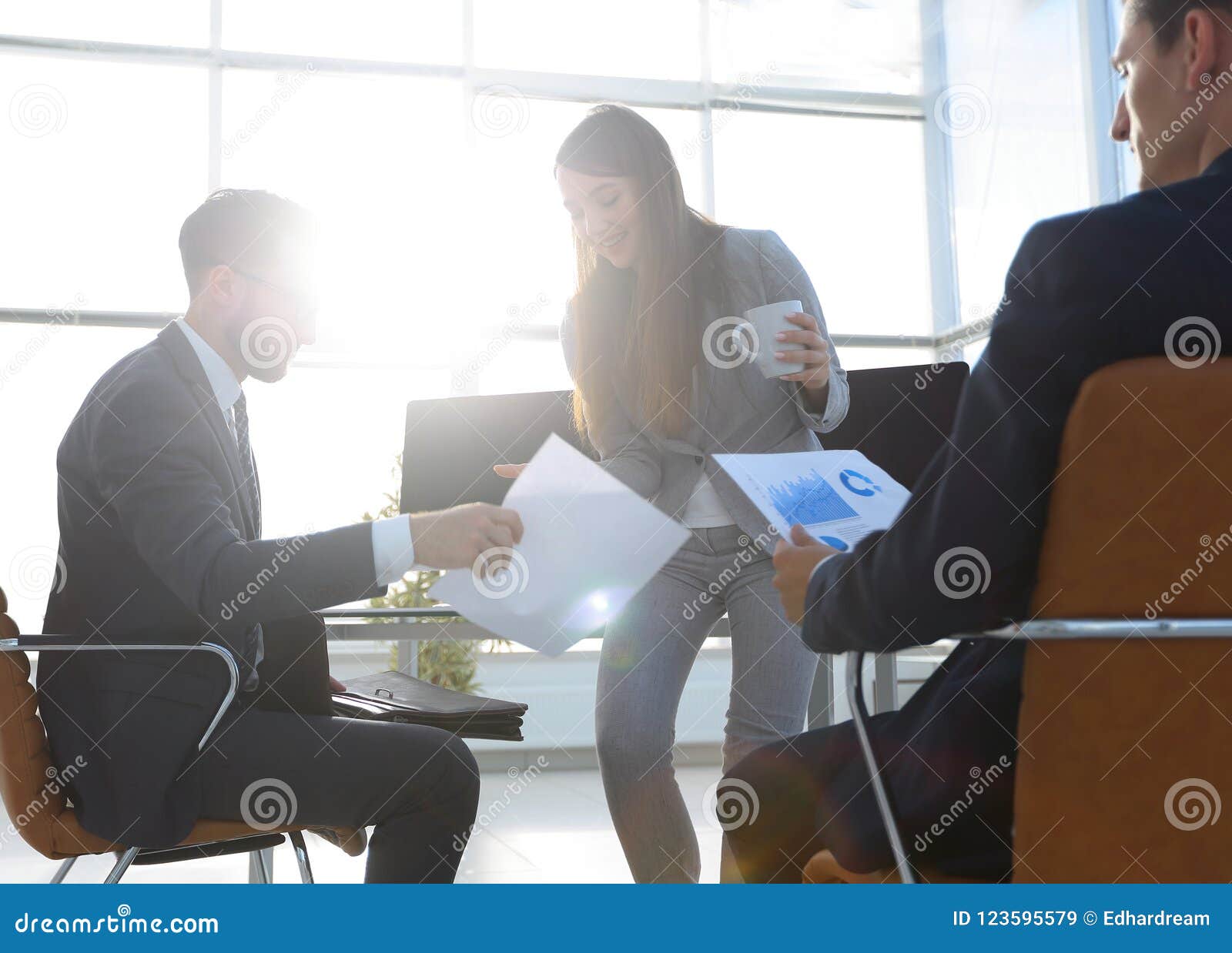 Working day in the office. stock image. Image of friendly - 123595579