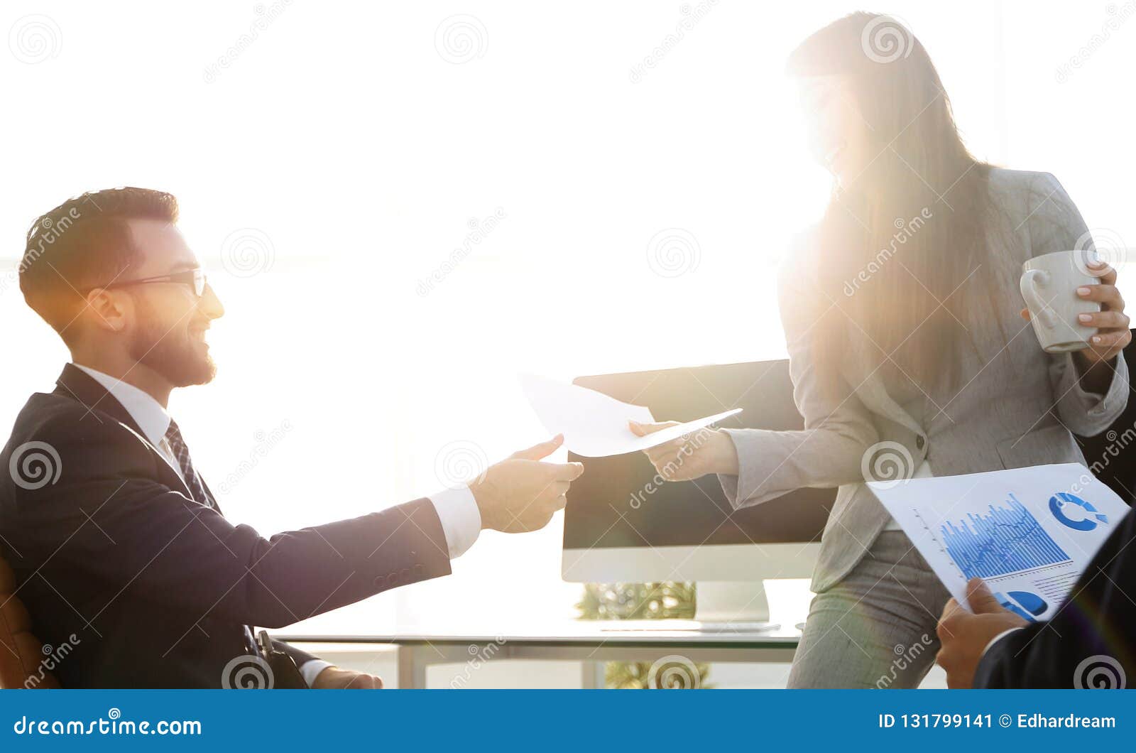 Working day in the office. stock image. Image of business - 131799141
