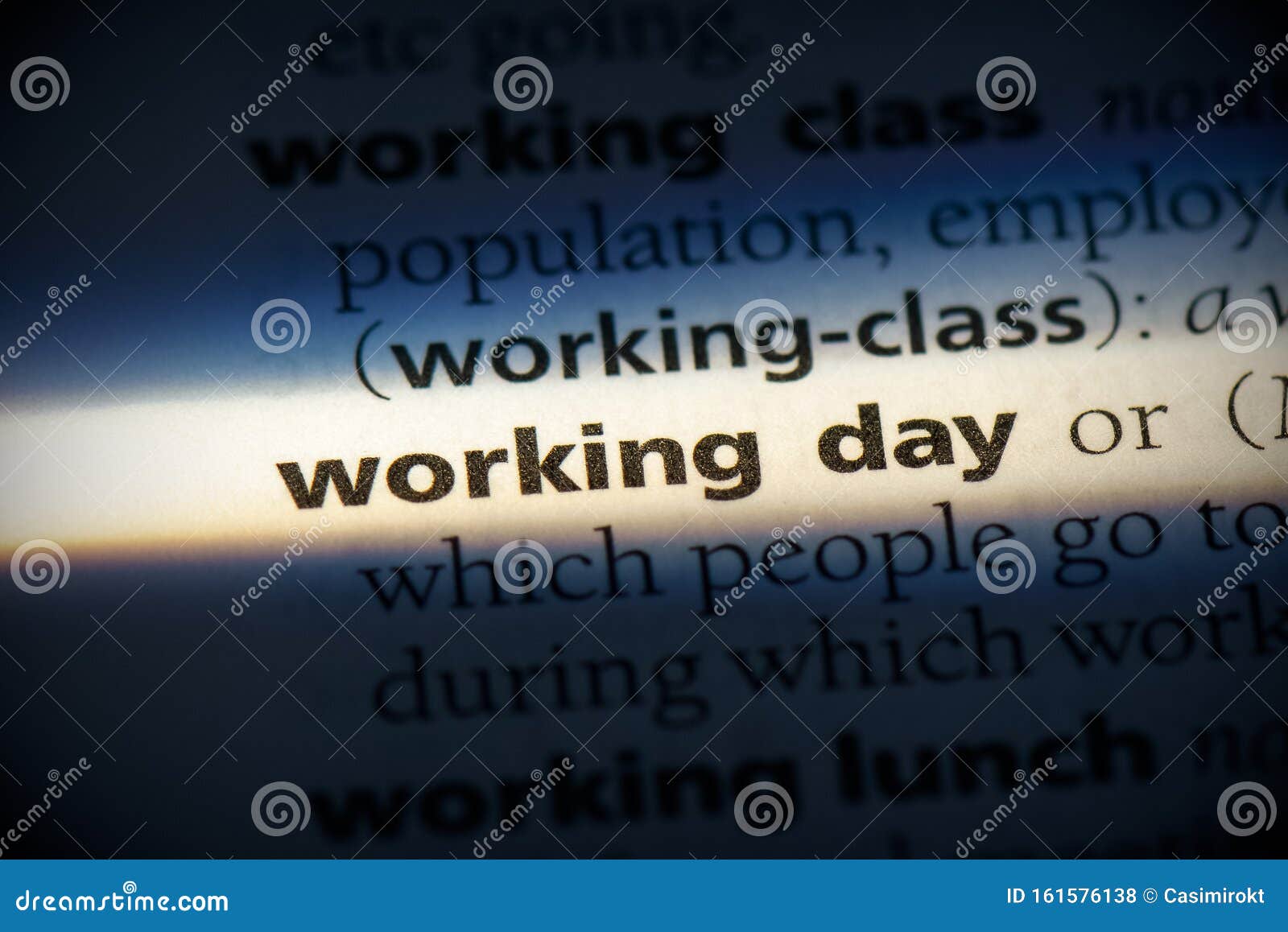 Working day stock photo. Image of book, concept, isolated - 161576138
