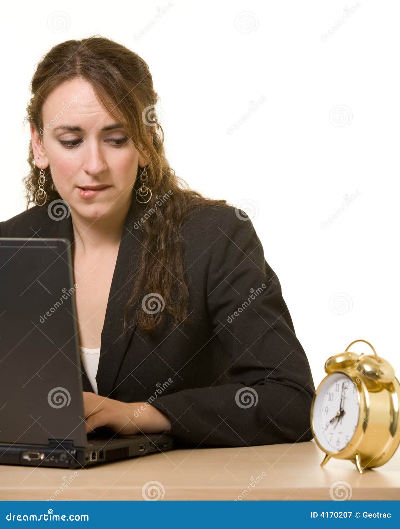 Working on a deadline stock image. Image of desk, management - 4170207