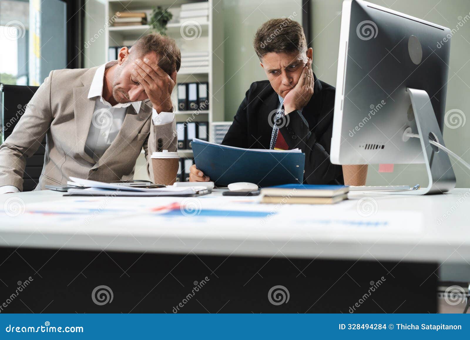 Working Diversity, Business Team are Under Stress from Working for Poor ...