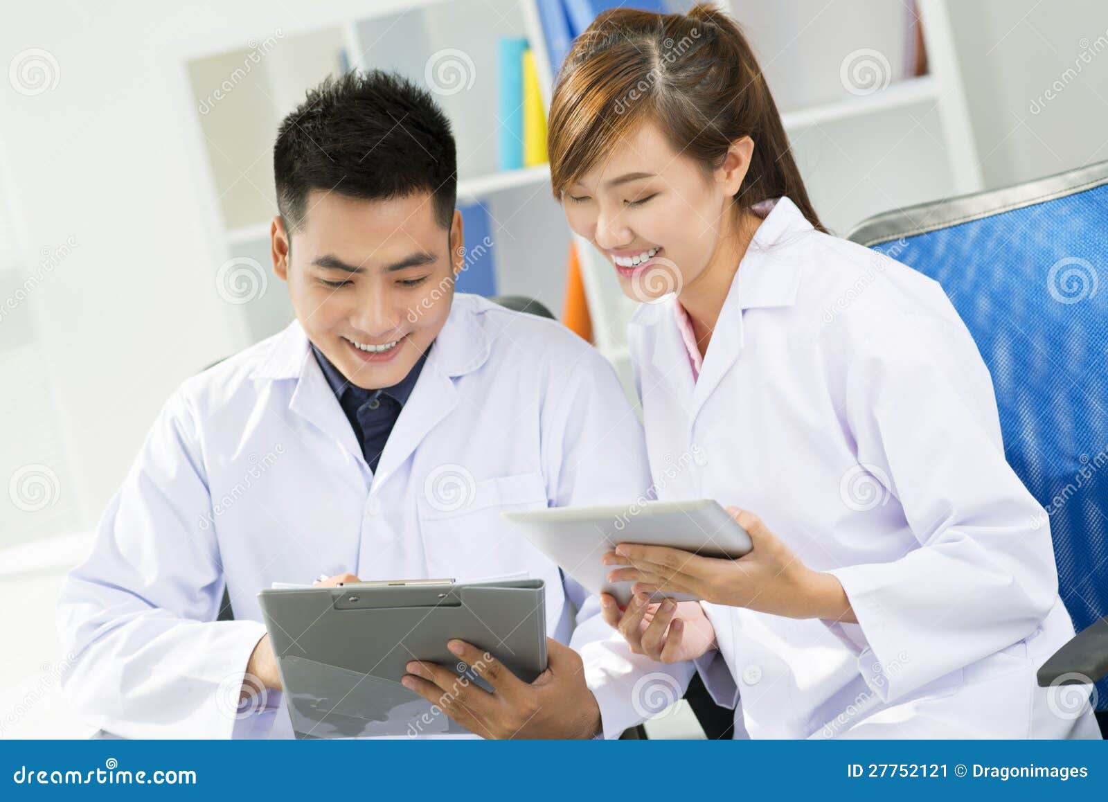 Working doctors stock image. Image of coworker, cheerful - 27752121
