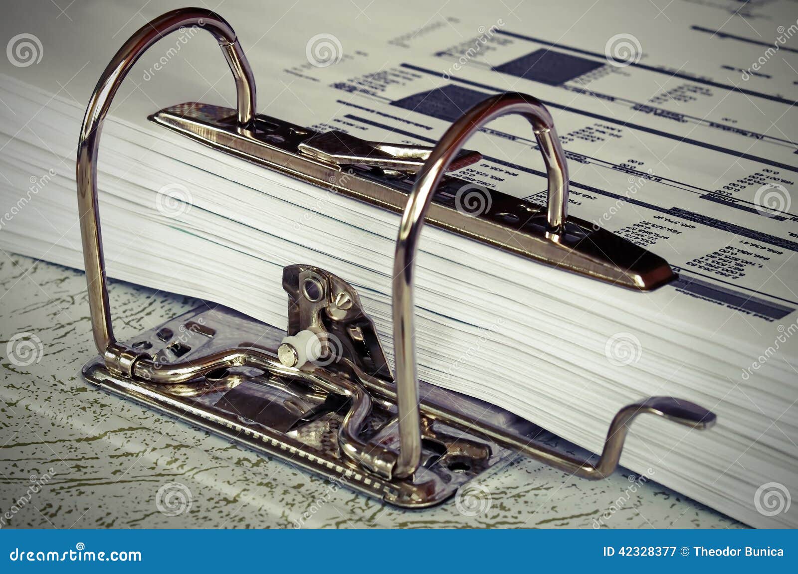Archive of Working Documents. Storage Stock Image - Image of opening ...