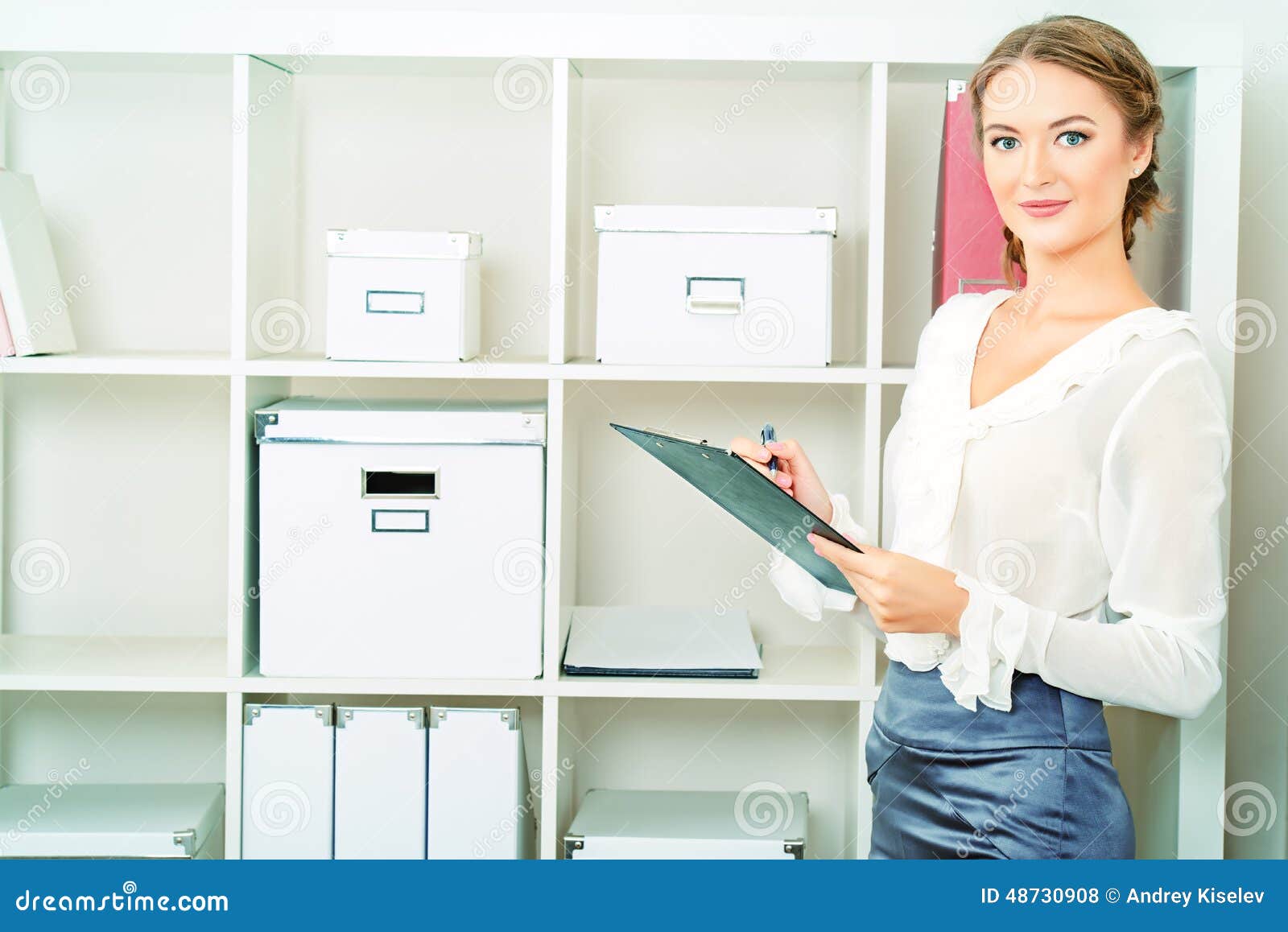 Working with documents stock photo. Image of administrator - 48730908