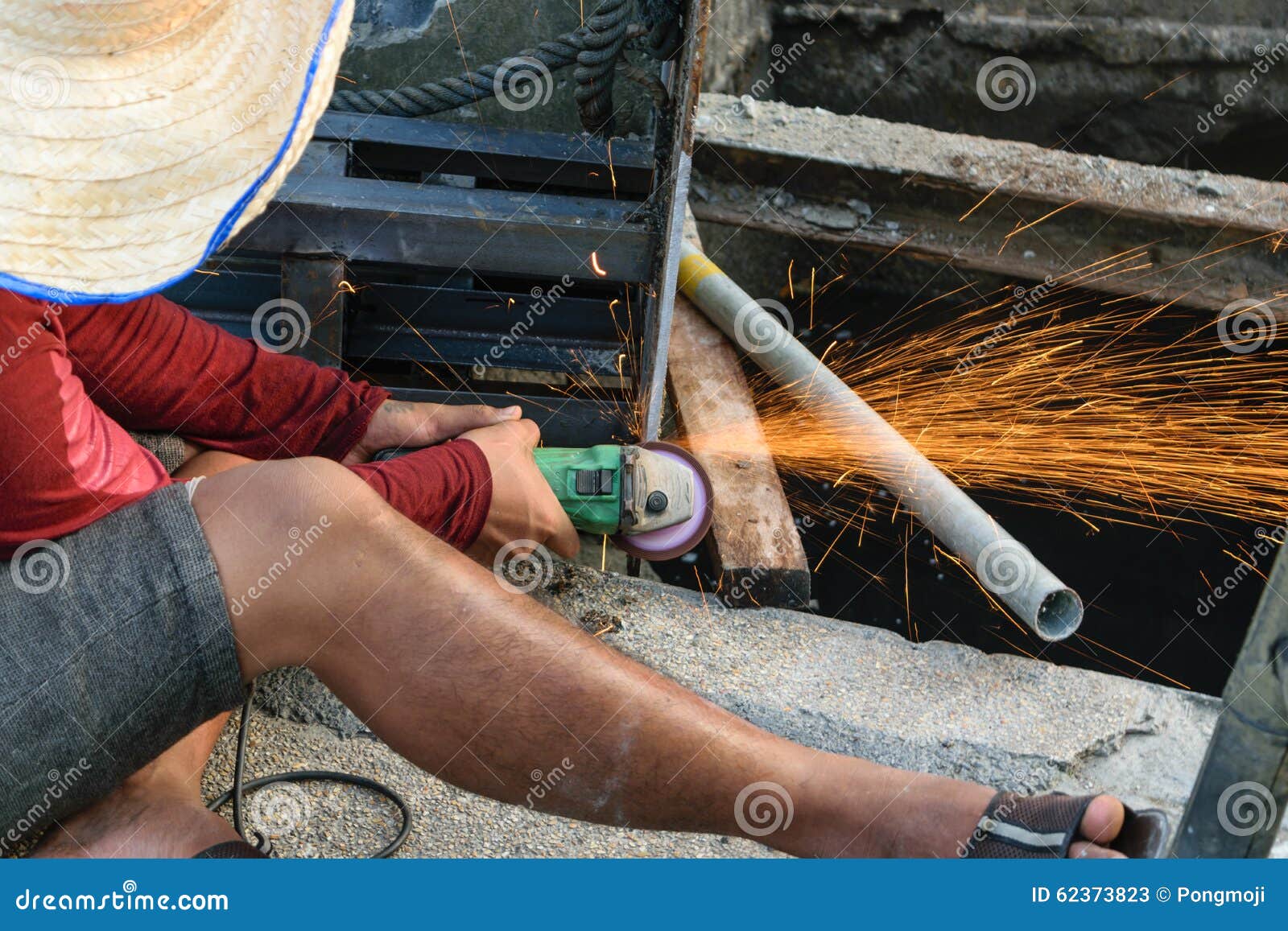 Working for drain cleaning editorial stock photo. Image of sewer - 62373823