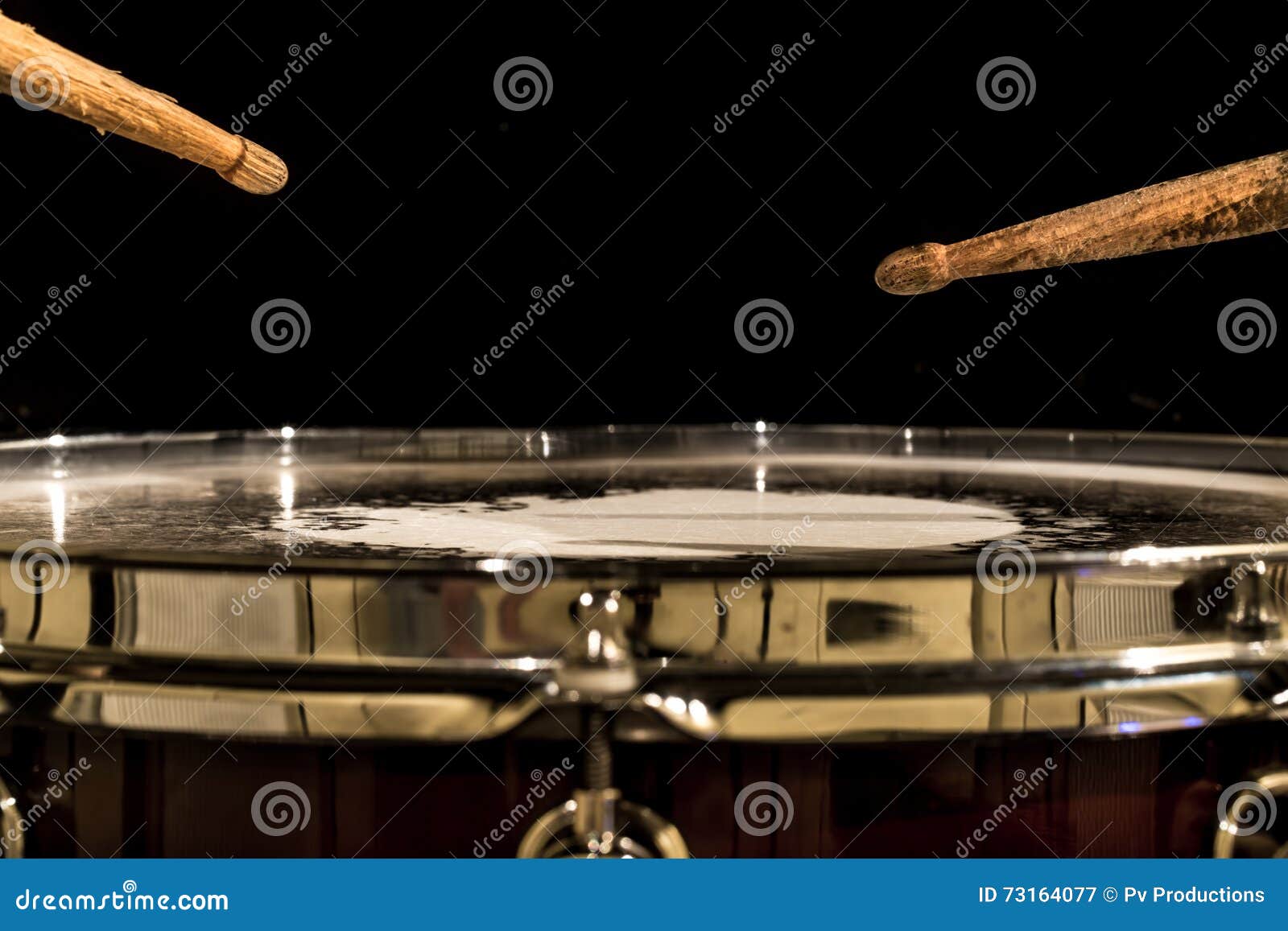Working Drum with Drum Sticks, Musical Instrument Stock Image - Image ...