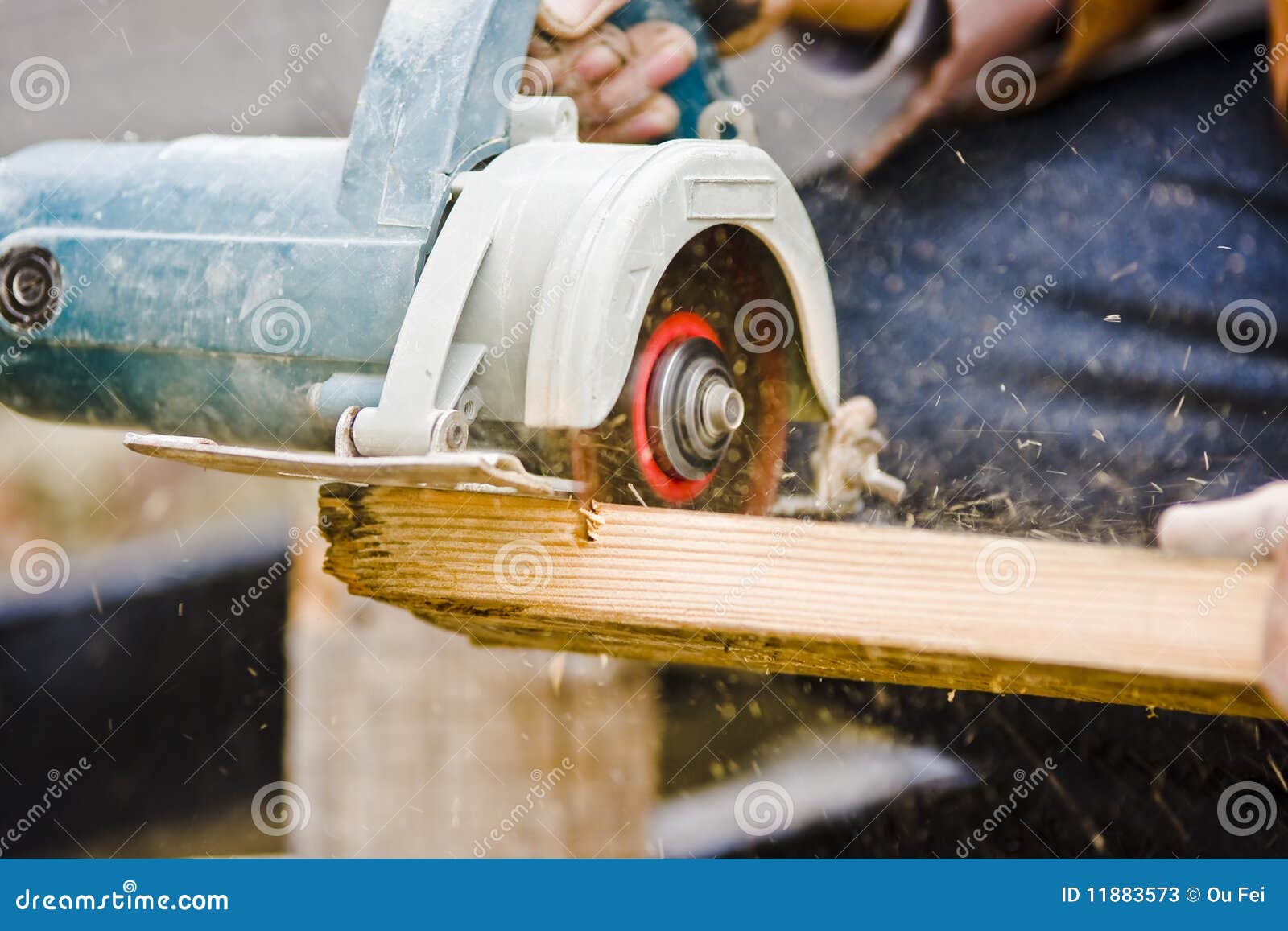 Working with Electronic Saw Stock Image - Image of board, machine: 11883573