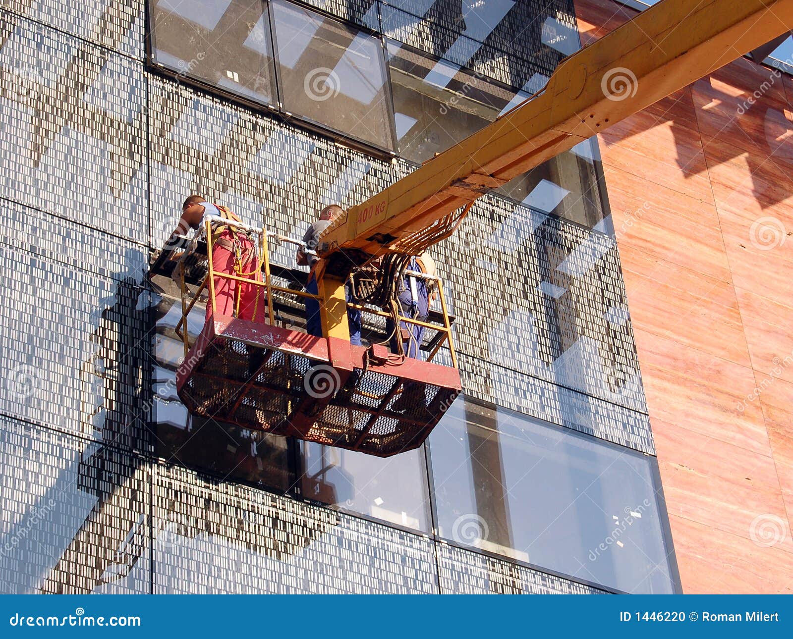 Working at elevation stock photo. Image of erecting, building - 1446220