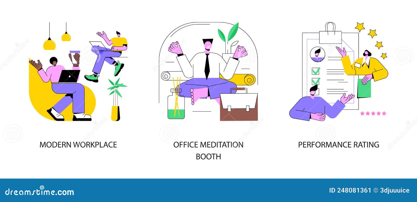 Working Environment and Productivity Abstract Concept Vector ...