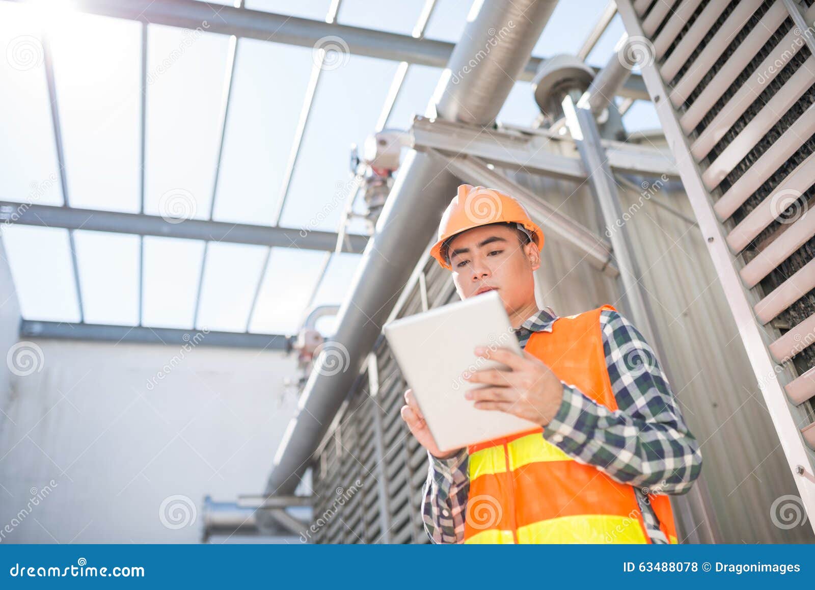 Working at factory stock photo. Image of electrician - 63488078