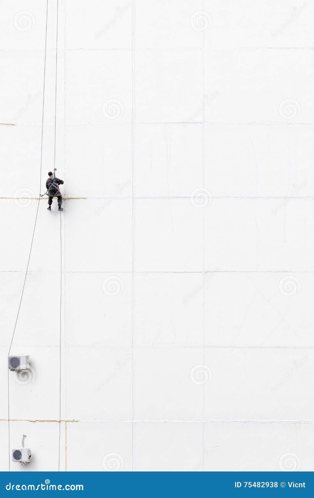 Working Figure Climbing a Wall Stock Photo - Image of city, figure ...