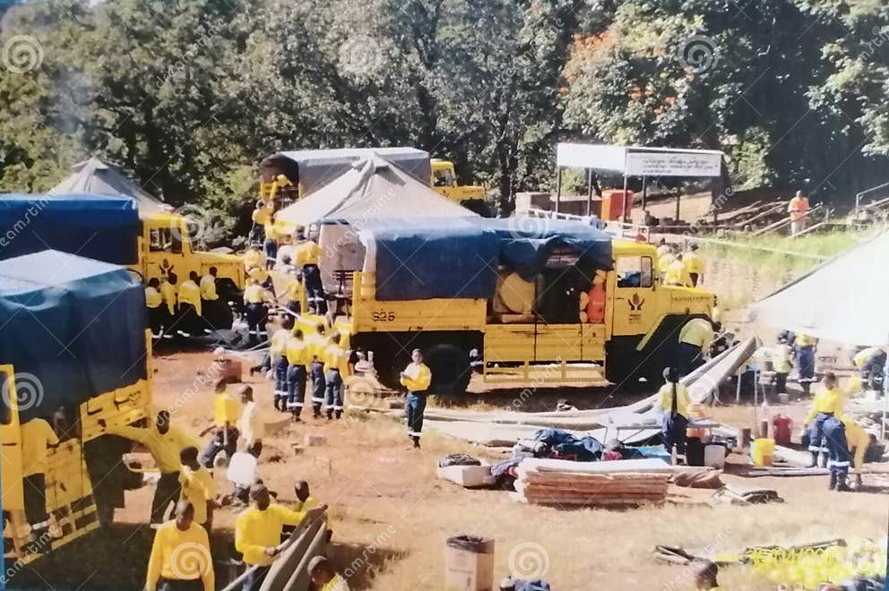 Working on Fire, during Training Camp, Preparing Fire Season Editorial ...