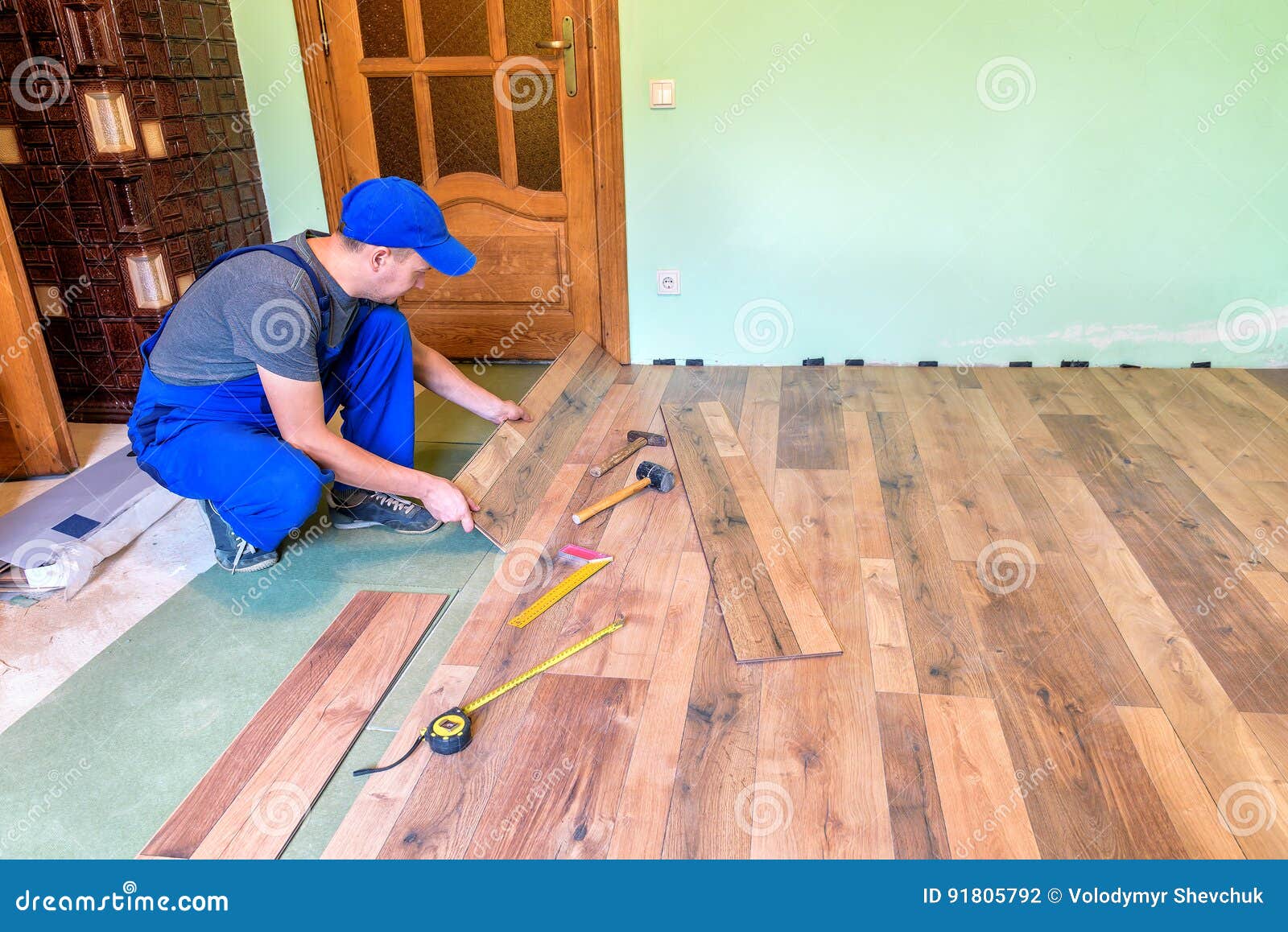 Working floor master stock photo. Image of craftsman - 91805792
