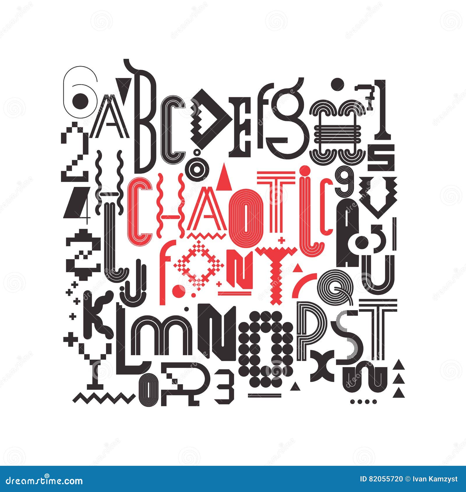Working font stock vector. Illustration of lettering - 82055720