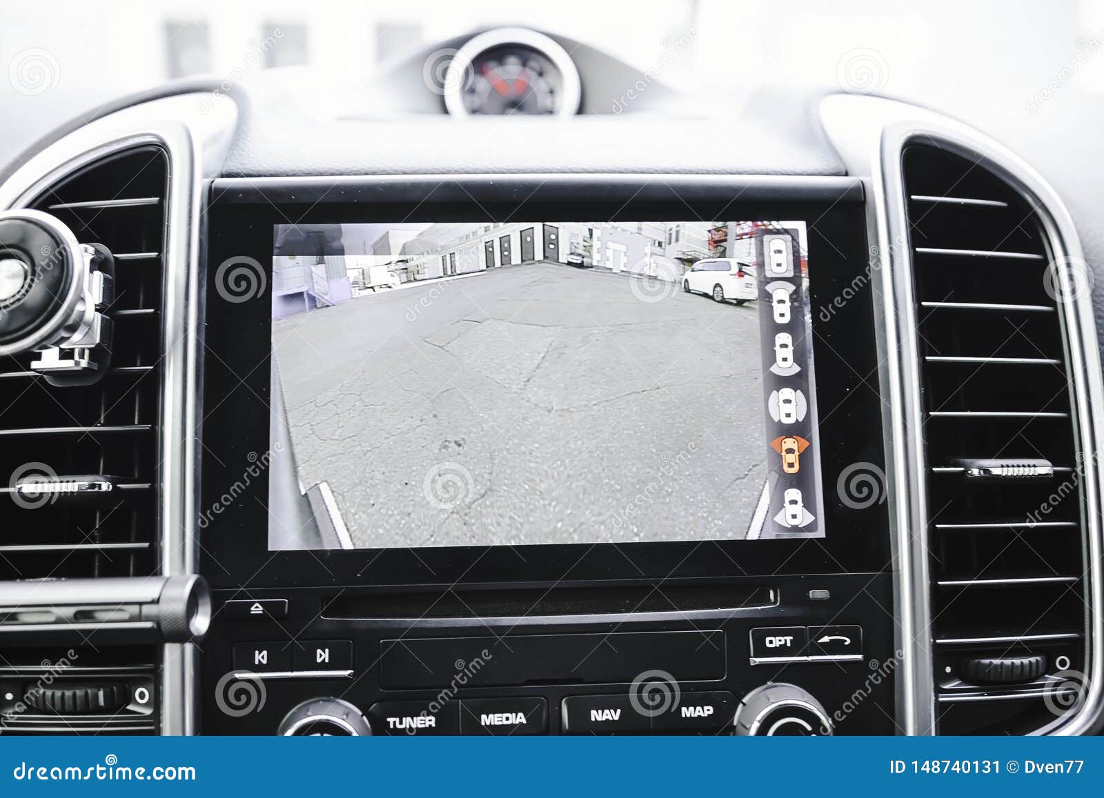 Working of Front an Side Cameras of Surround 360 Degrees View System ...