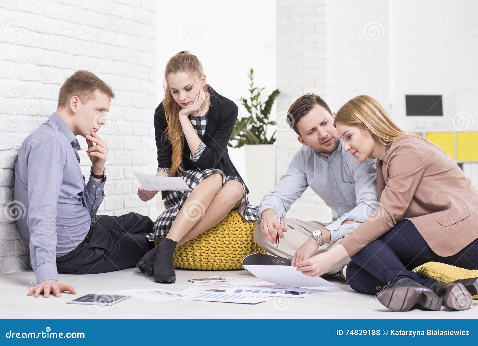 Working on future plans stock photo. Image of office - 74829188
