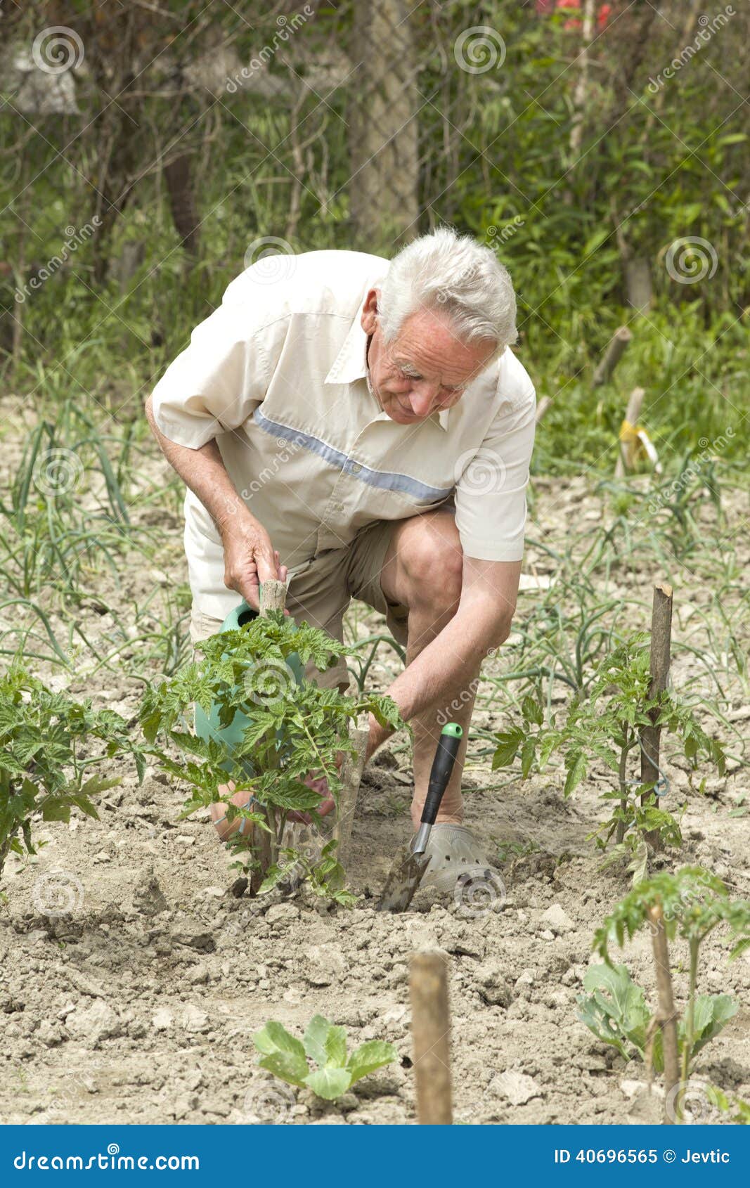 Working in garden stock image. Image of earth, beginnings - 40696565