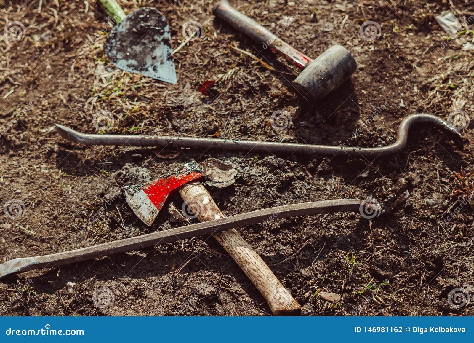 Crowbar On The Ground Royalty-Free Stock Photo | CartoonDealer.com ...