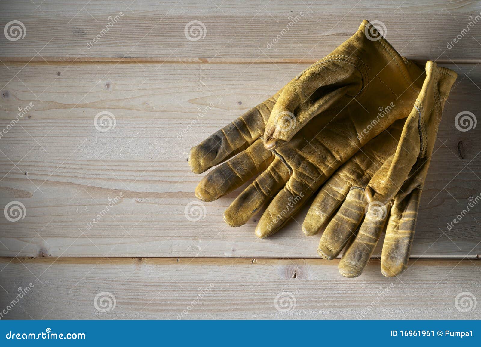 Working gloves stock image. Image of piling, used, gardening - 16961961