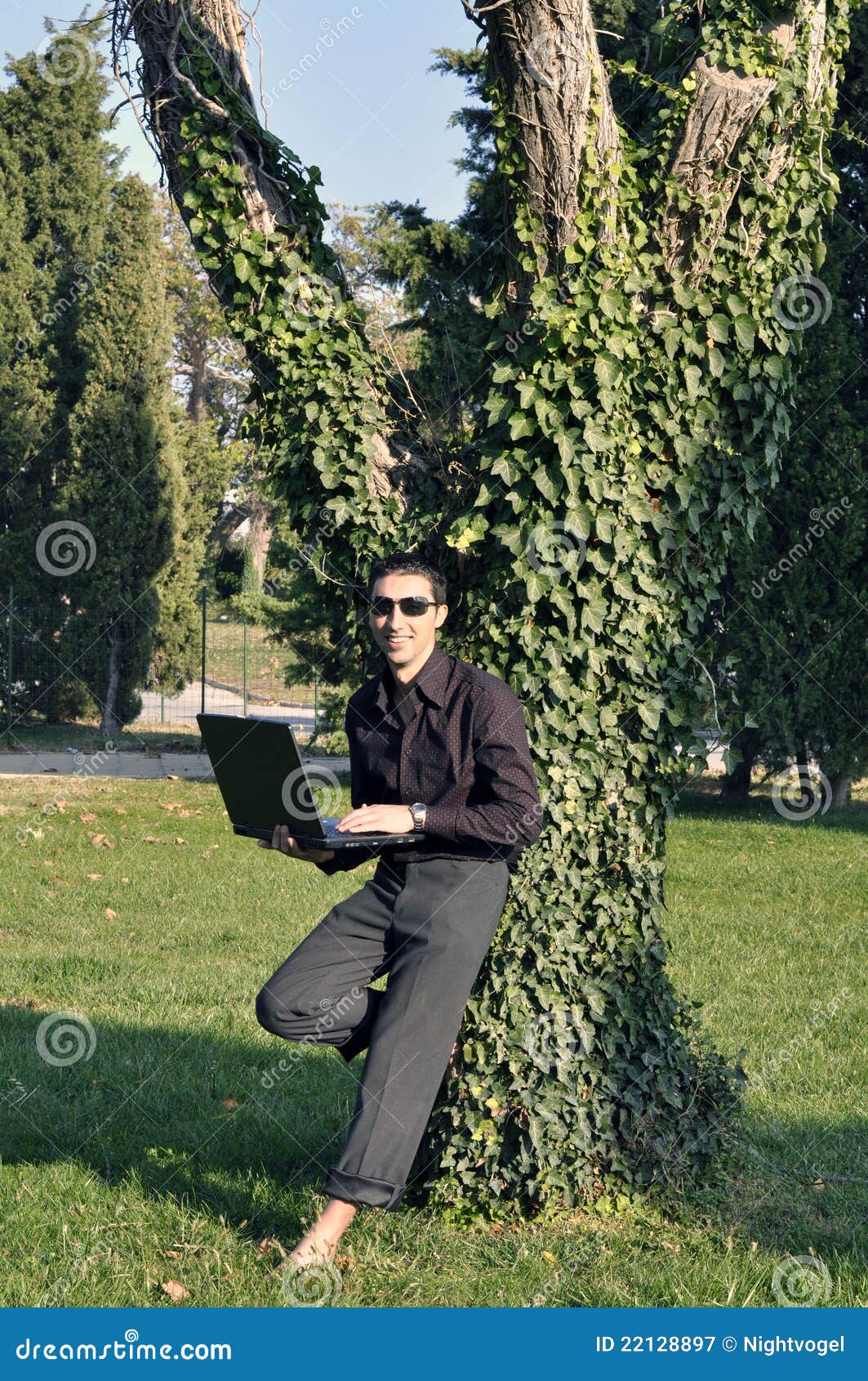 Working Green stock image. Image of handsome, leisure - 22128897