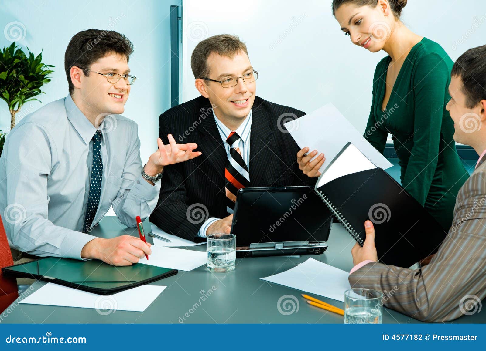 Working group stock photo. Image of businessgroup, business - 4577182