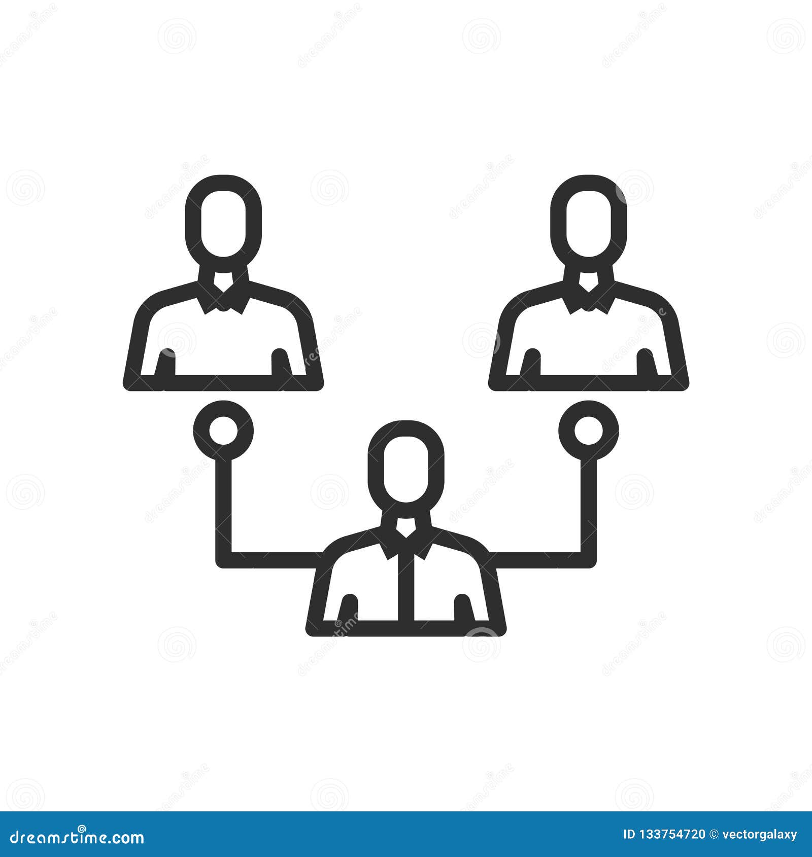 Working Group Icon Vector Sign and Symbol Isolated on White Back Stock ...