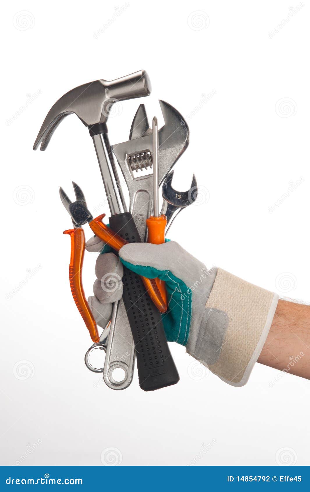 Working hands with tools stock photo. Image of industry - 14854792