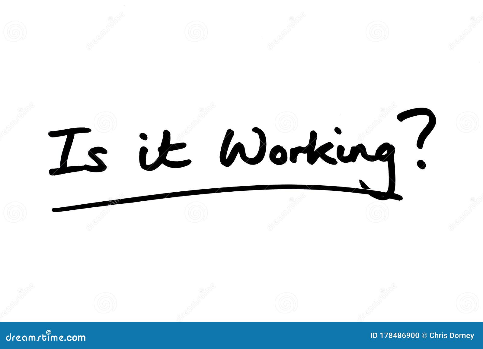Is it Working stock illustration. Illustration of symbol - 178486900