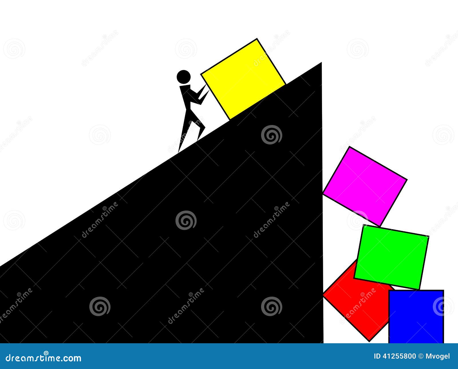 Working Hard - Overworked Man At Desk In Office With Nagging People ...