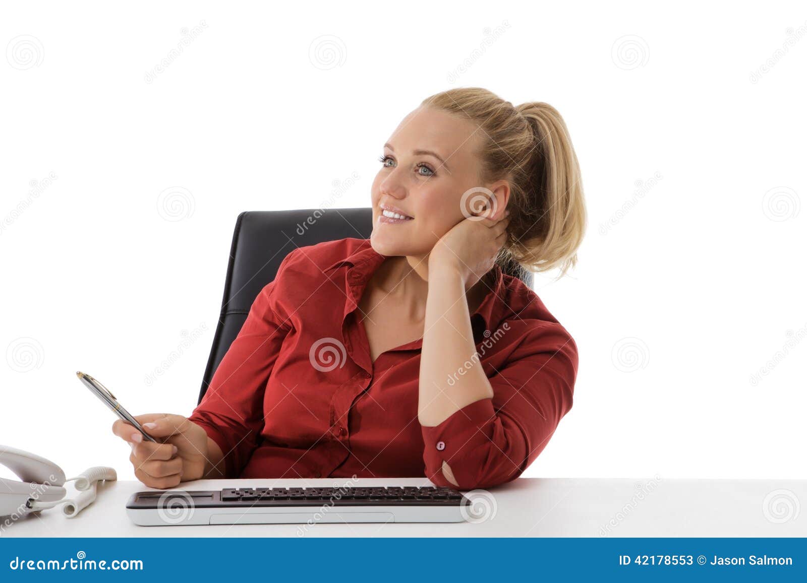 Working hard stock image. Image of secretary, office - 42178553