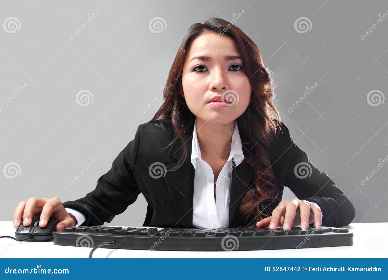 Working computer stock photo. Image of assignment, hard - 52647442