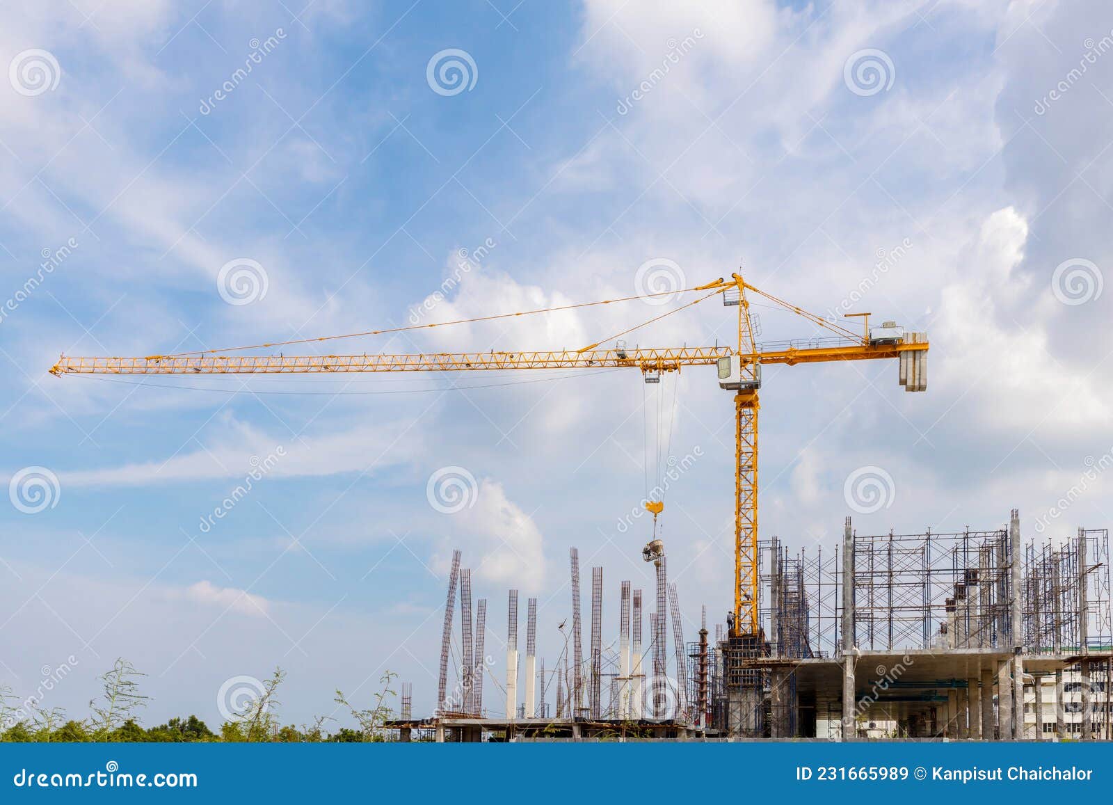 Working at Height Equipment with Bucket Liquid Concrete Container ...