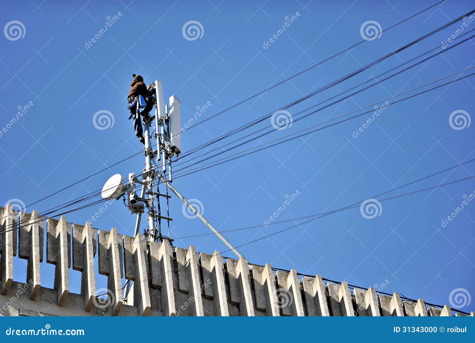 Working High Up stock photo. Image of activity, danger - 31343000