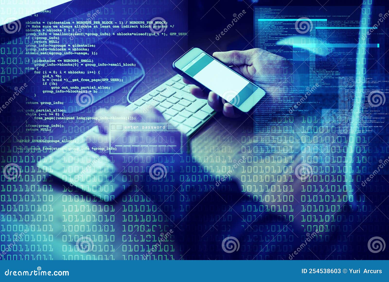 Working His Way into Your Database. an Unidentifiable Computer Hacker ...