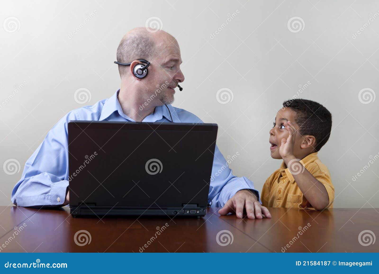 Working from Home Distractions Stock Image - Image of playful, leisure ...