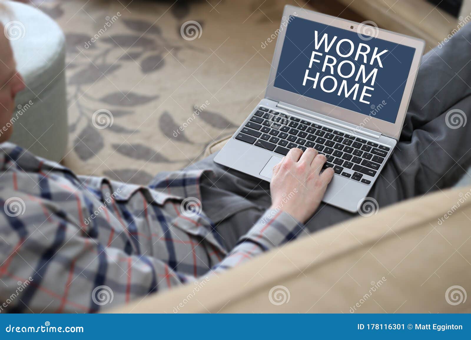 Working from home stock image. Image of computer, telecommuting - 178116301