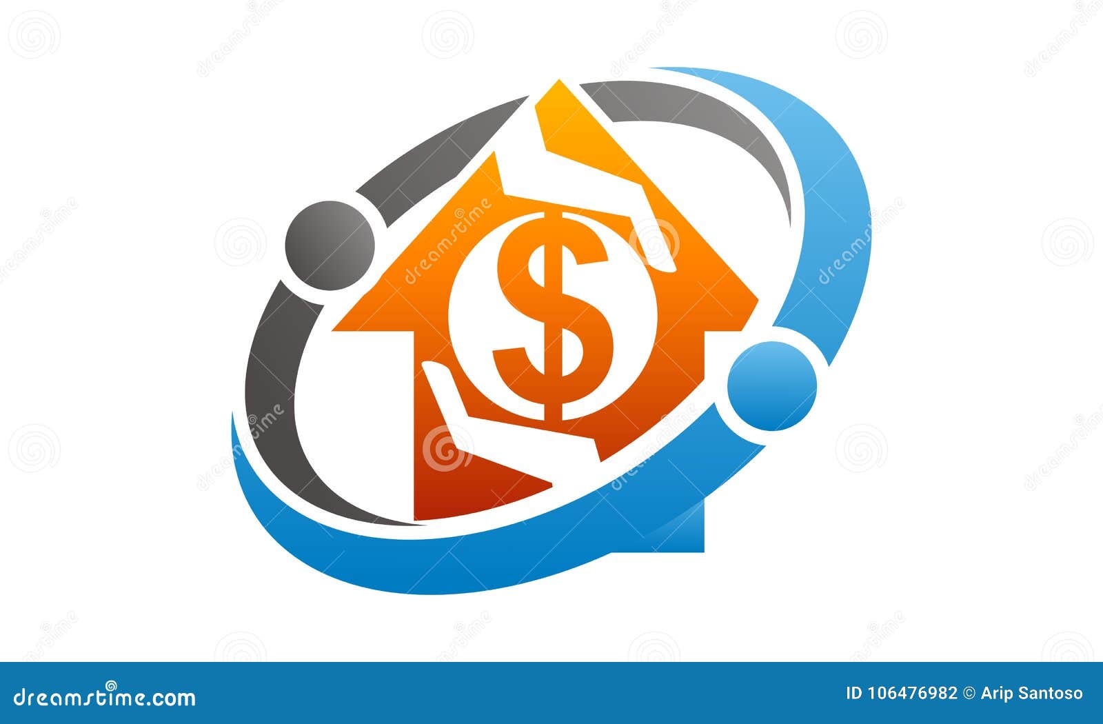 Working from Home stock vector. Illustration of logo - 106476982