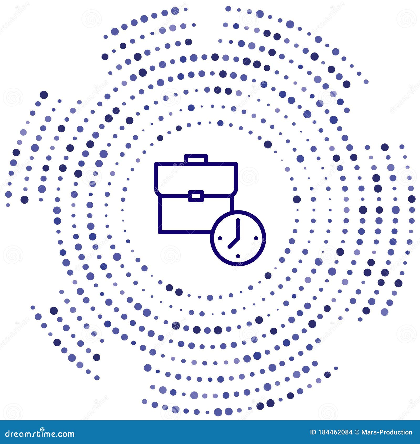 Working Hours Vector Icon. Working Hours Editable Stroke Stock Vector ...