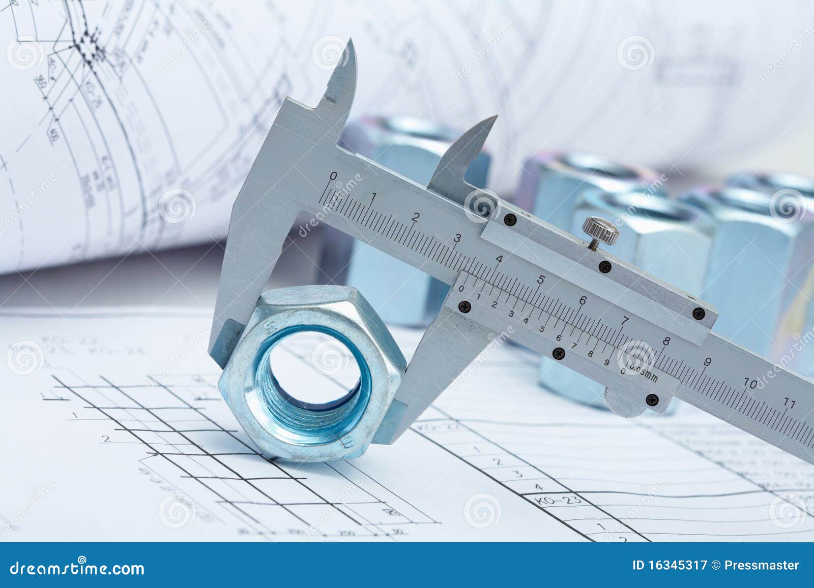 Working instruments stock image. Image of measure, architectural - 16345317