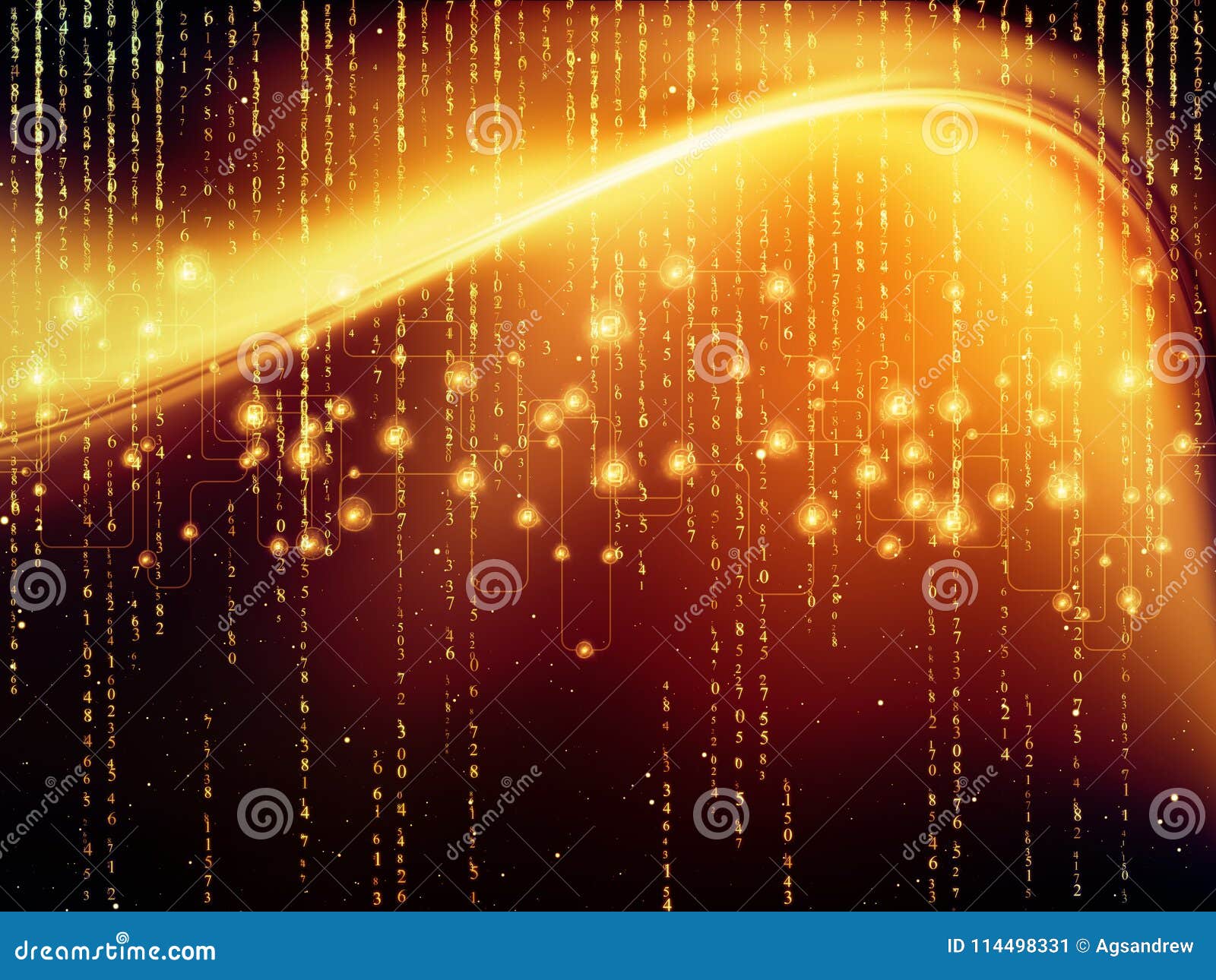 Working Integers stock illustration. Illustration of cyberspace - 114498331