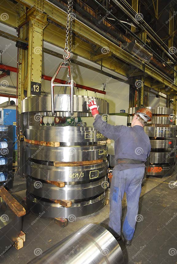 Working in the Iron Industry Editorial Photo - Image of production ...